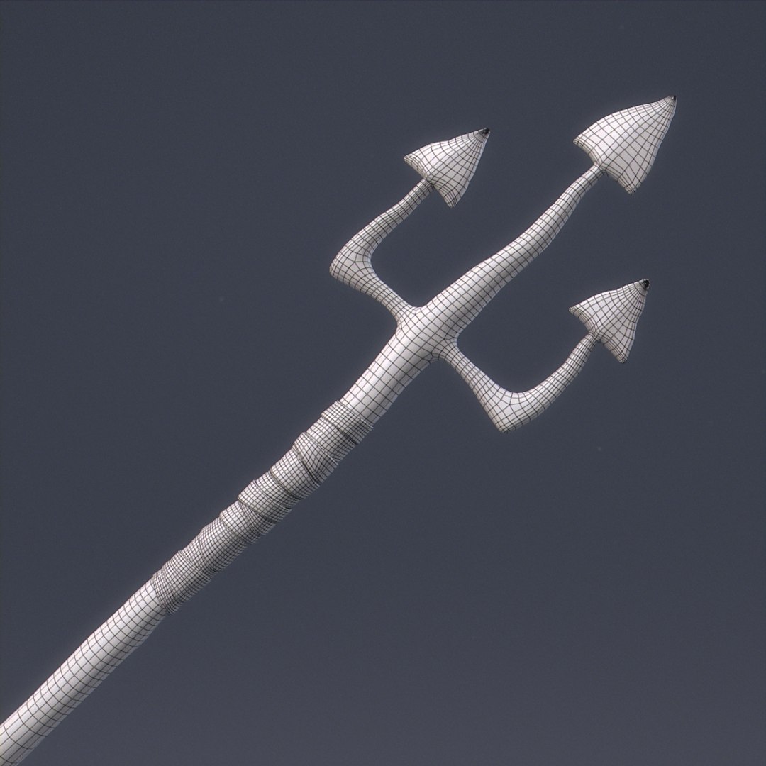 Simple Trident 3D Model - TurboSquid 1513954