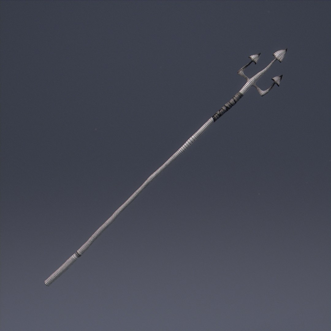 Simple Trident 3D Model - TurboSquid 1513954