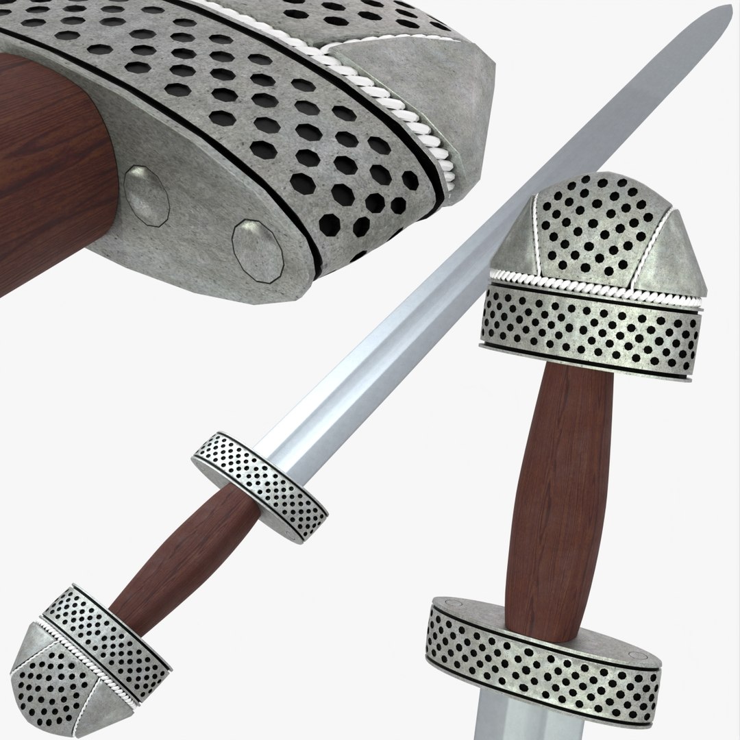 3D Viking Sword - Peterson Type E - TurboSquid 1938529