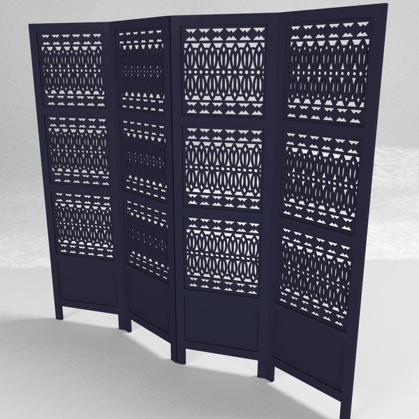 3d room divider model