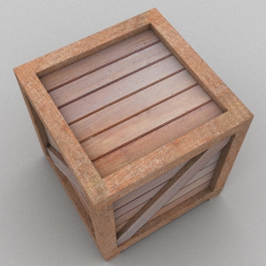 3d Model Of Crate