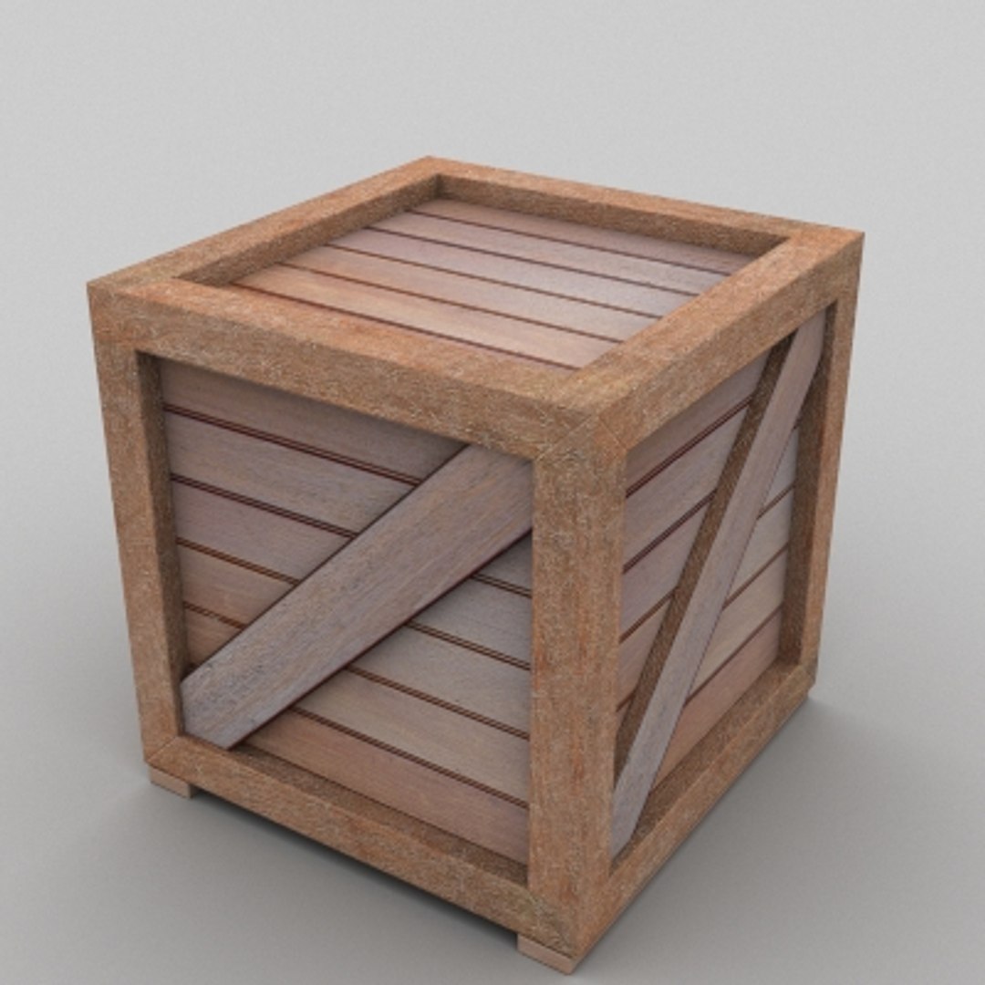 3d Model Of Crate