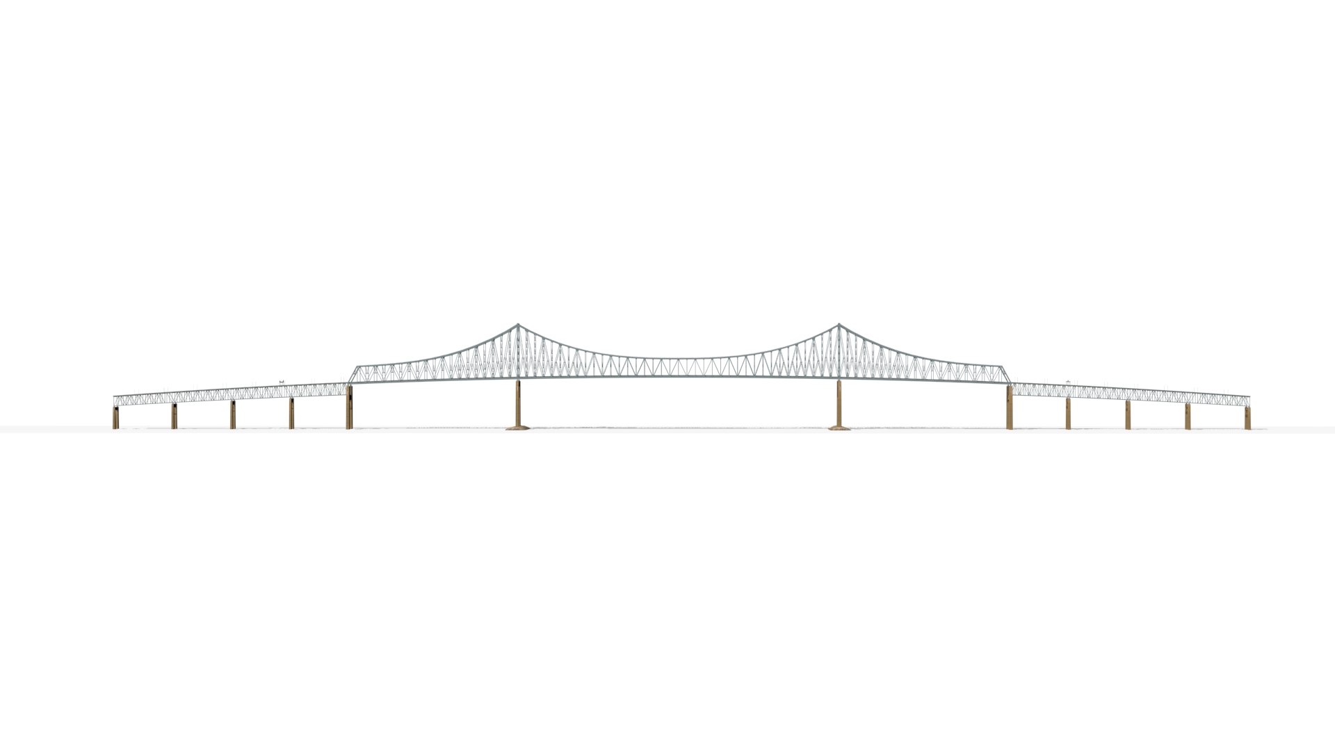 3D Commodore Barry Bridge Model - TurboSquid 2287830