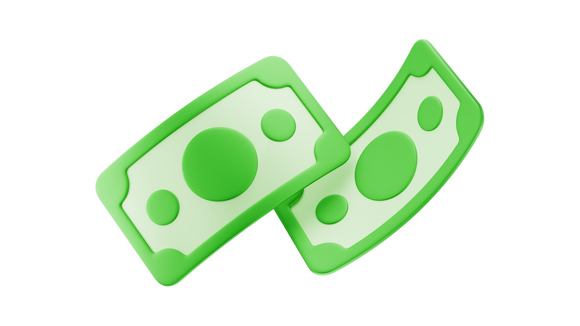 Banknote Basic Double Cross Icon 3D Model - TurboSquid 2515355