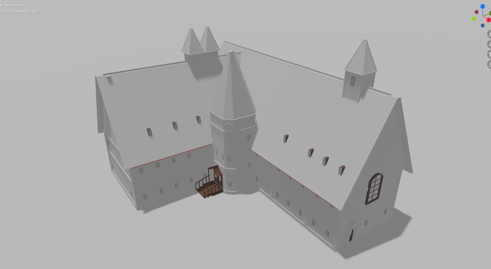 Free Grace Field House Model - TurboSquid 1701977