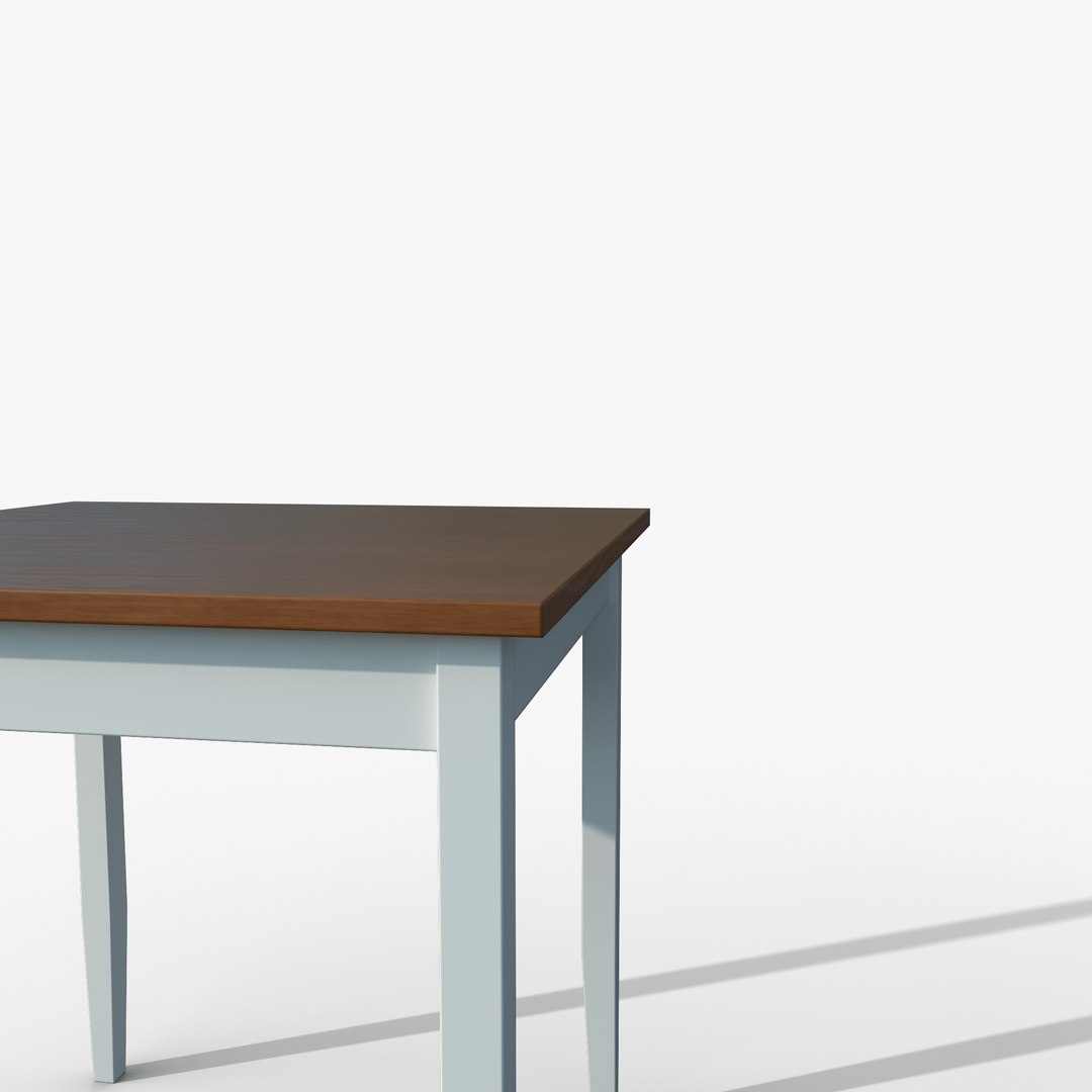 Table IKEA Lerhamn 74x74x75 Wood 3D Model - TurboSquid 2210862