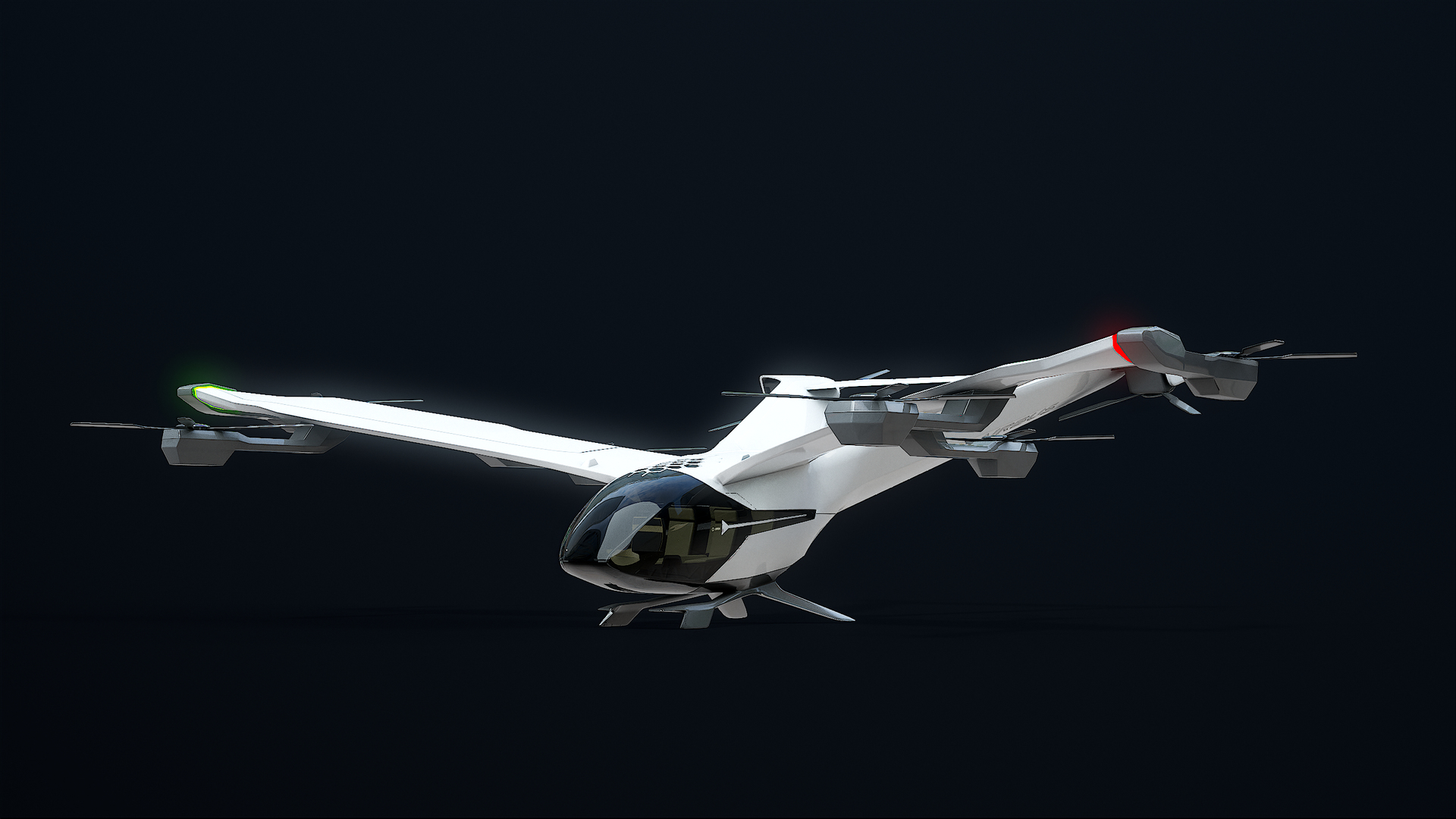 Airbus CityAirbus EVTOL Flying Taxi White PBR 3D Model - TurboSquid 1947040