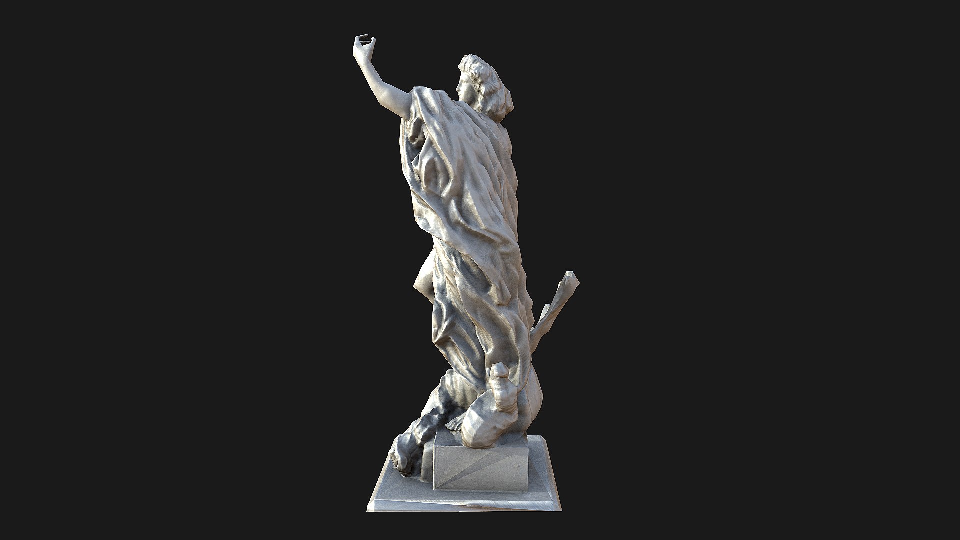 3d Model Apollo Statue
