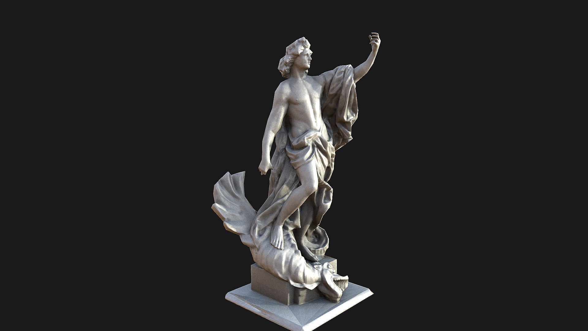 3d Model Apollo Statue