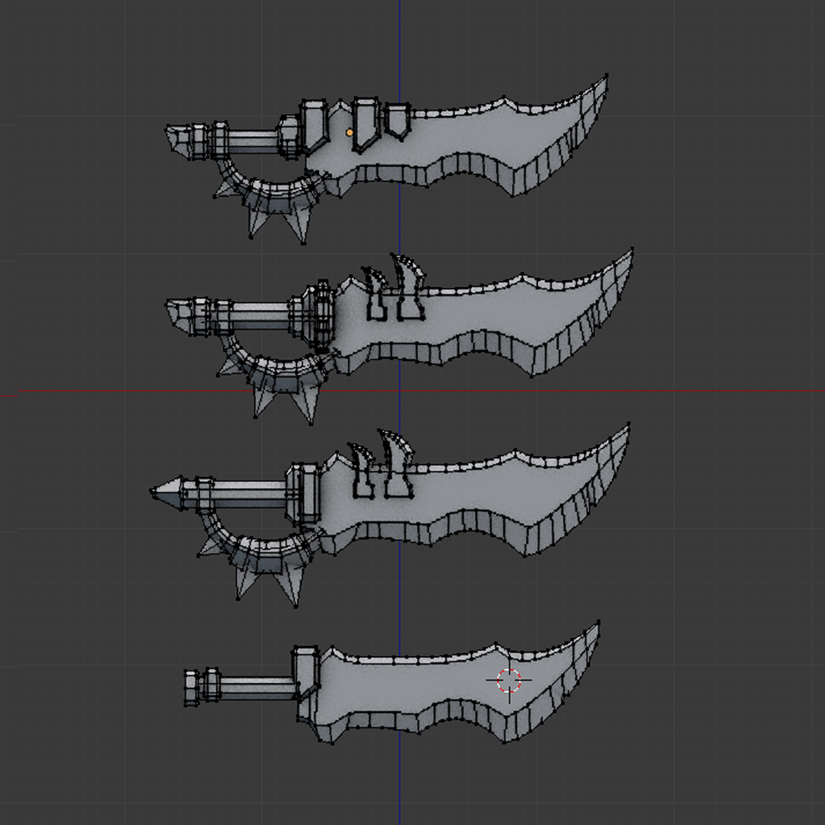 Stylized daggers ready games 3D model - TurboSquid 1253328