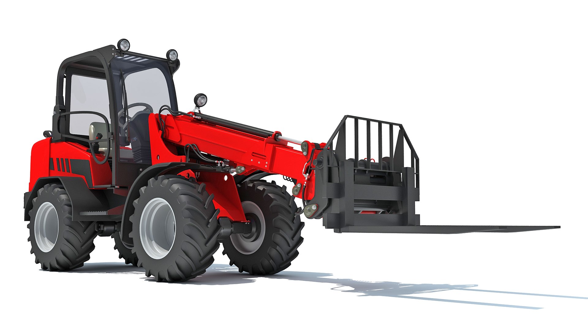 Telescopic Telehandler 3D Model - TurboSquid 2035285