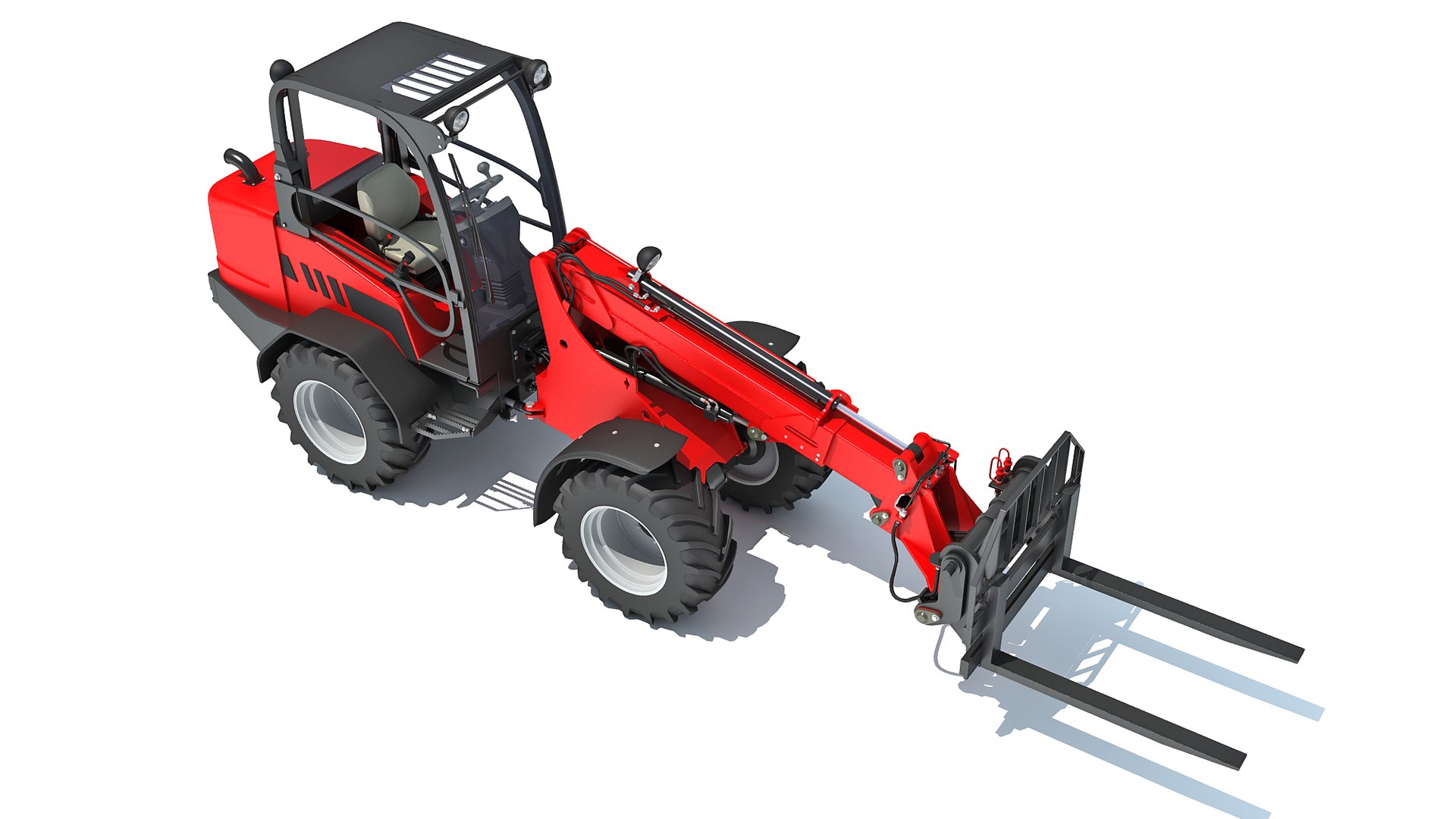 Telescopic Telehandler 3D Model - TurboSquid 2035285