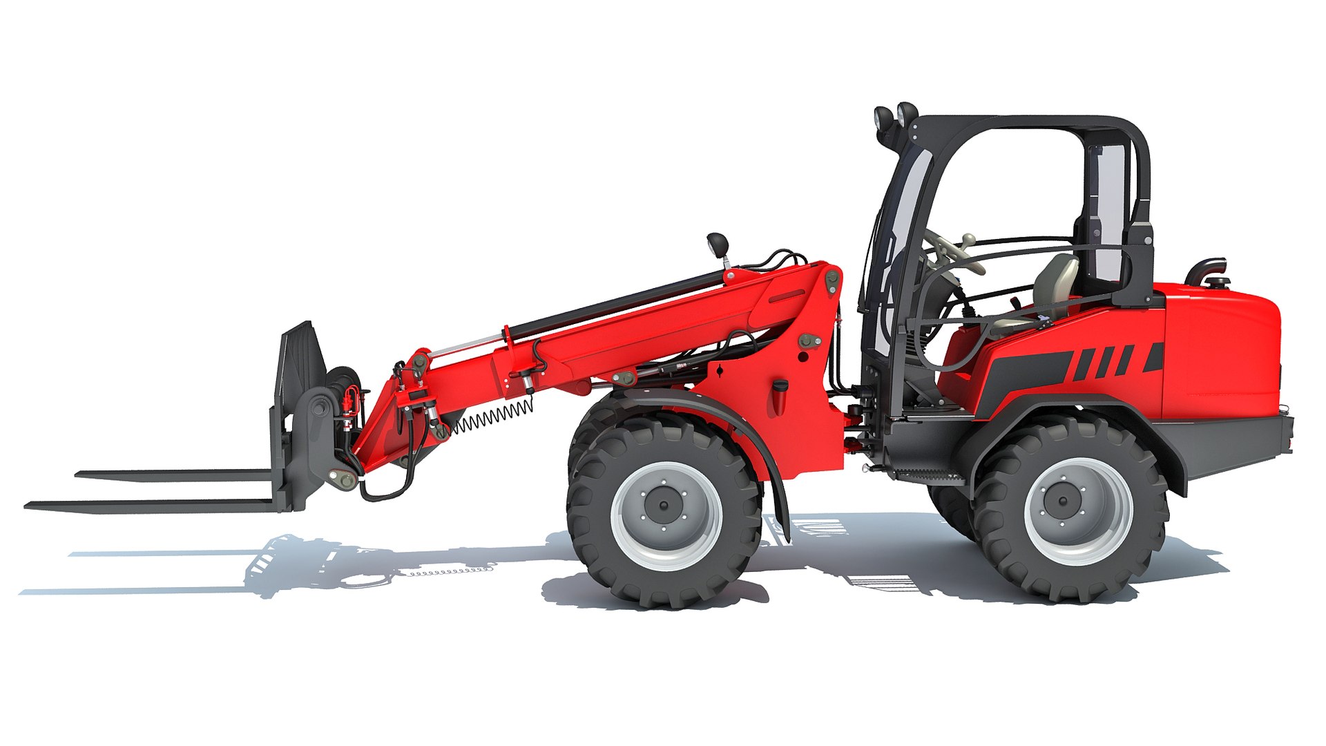 Telescopic Telehandler 3D Model - TurboSquid 2035285