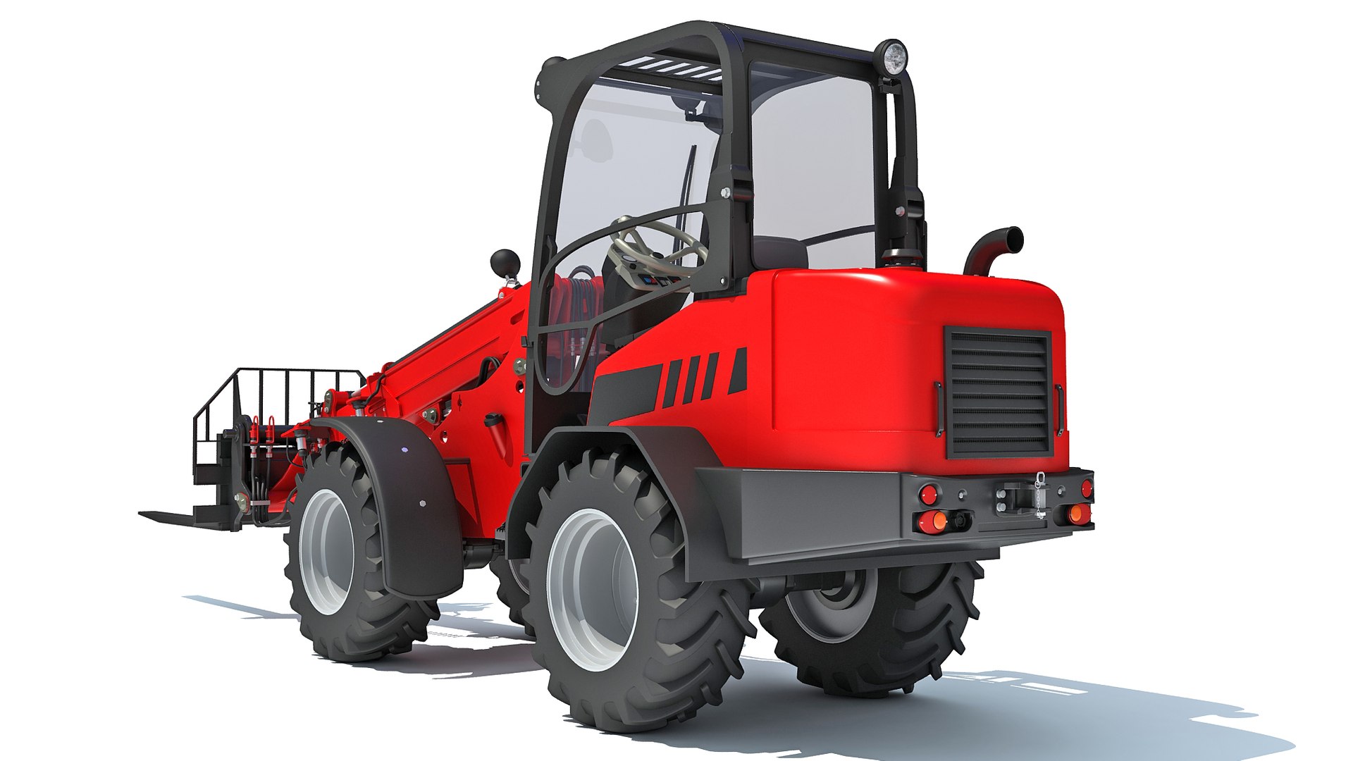 Telescopic Telehandler 3D Model - TurboSquid 2035285