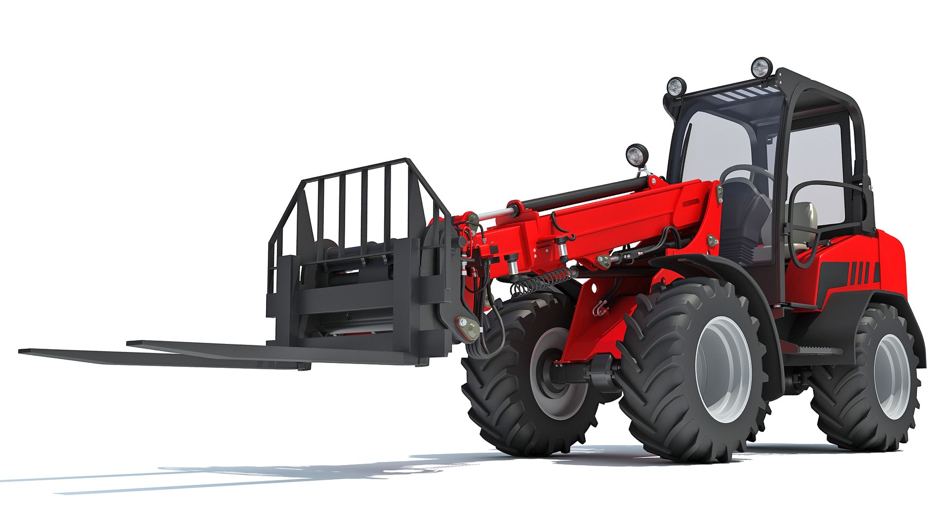 Telescopic Telehandler 3D Model - TurboSquid 2035285