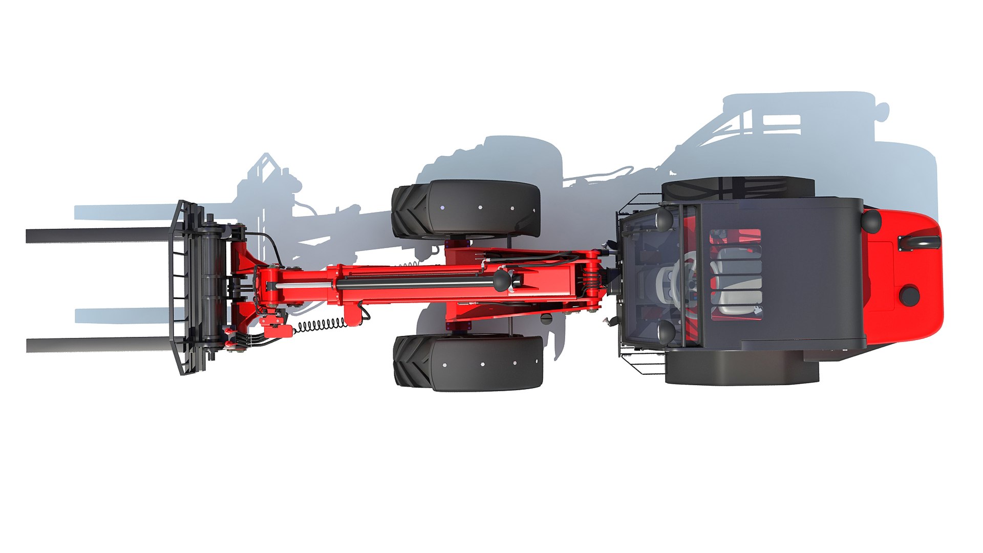 Telescopic Telehandler 3D Model - TurboSquid 2035285