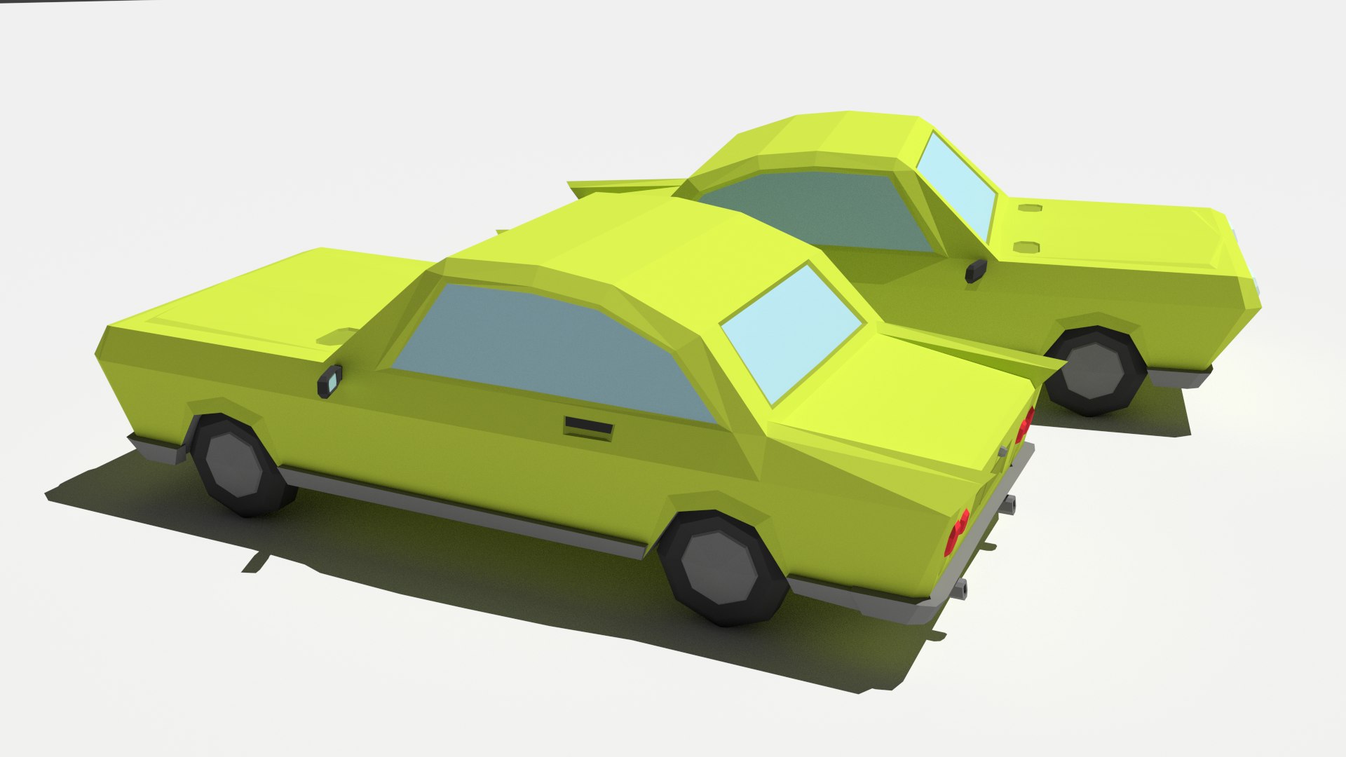 3d Model Cartoon Car Vehicle