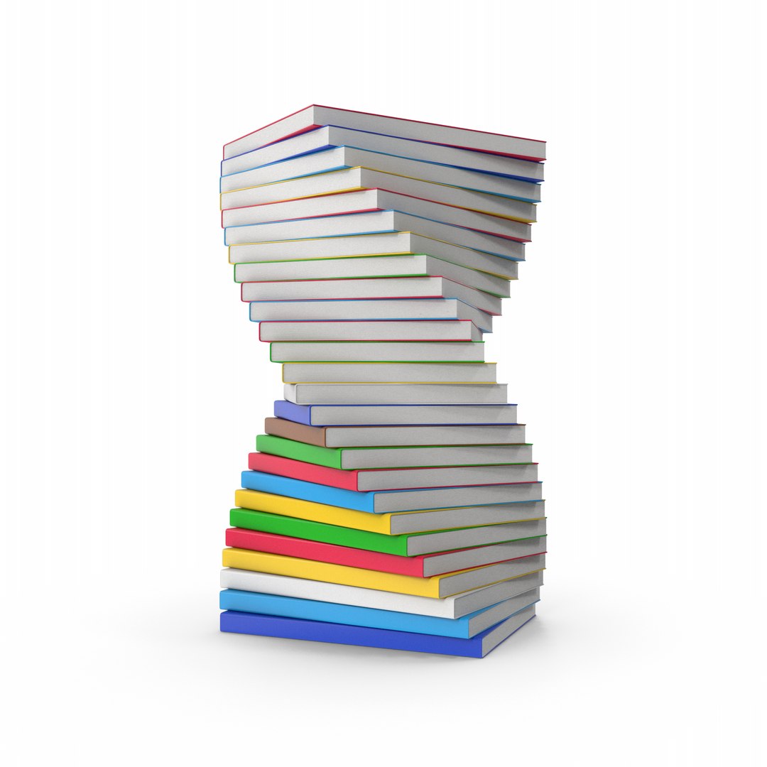 Stack Of Books 3D Model - TurboSquid 1844920