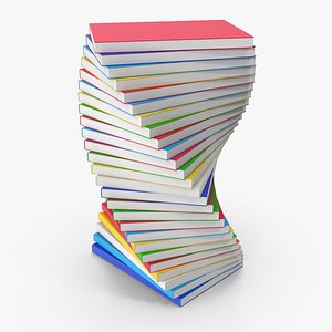 3D Stack Of Books - TurboSquid 1841907