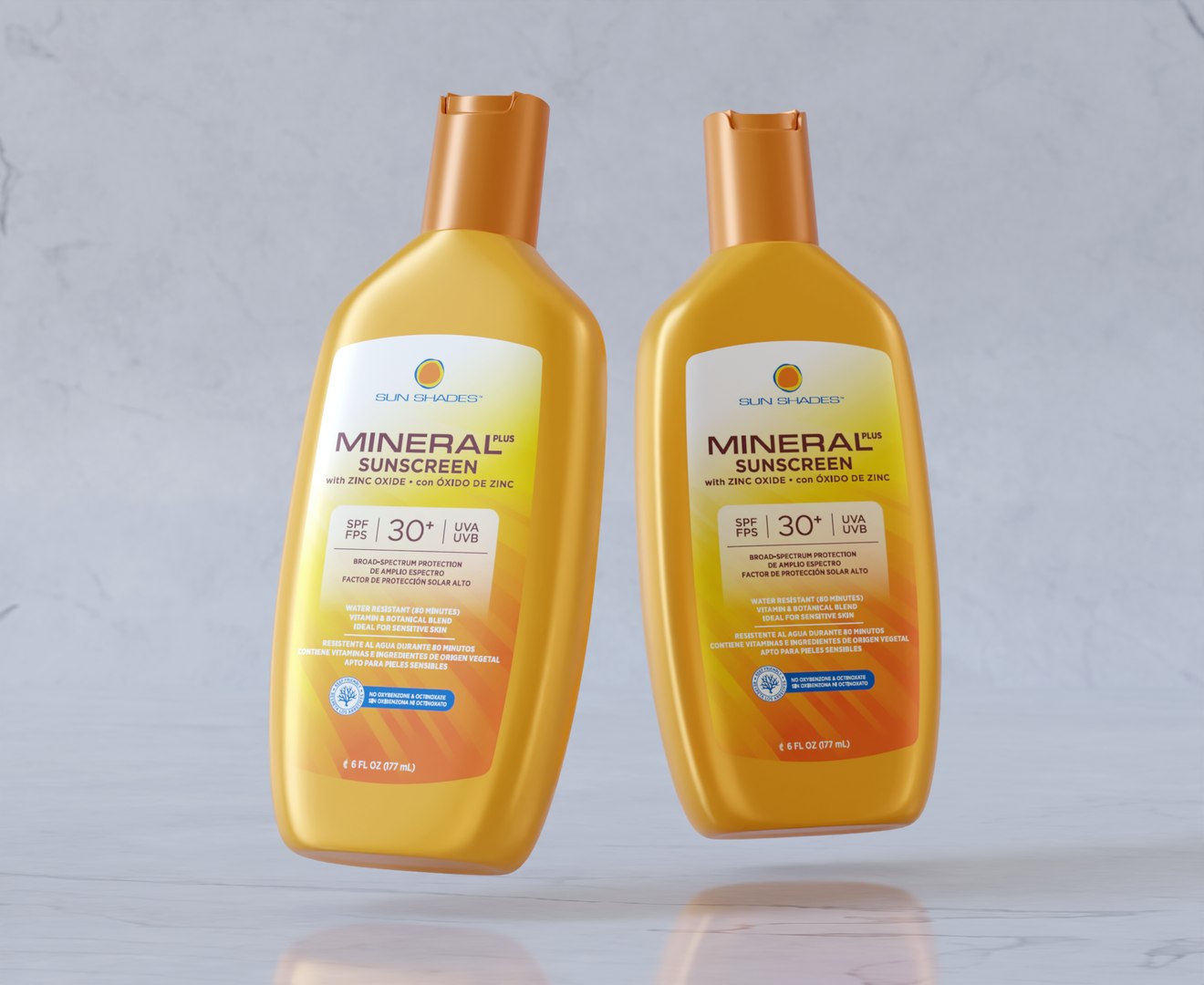 Sun Screen Bottle 3D Model - TurboSquid 2344044