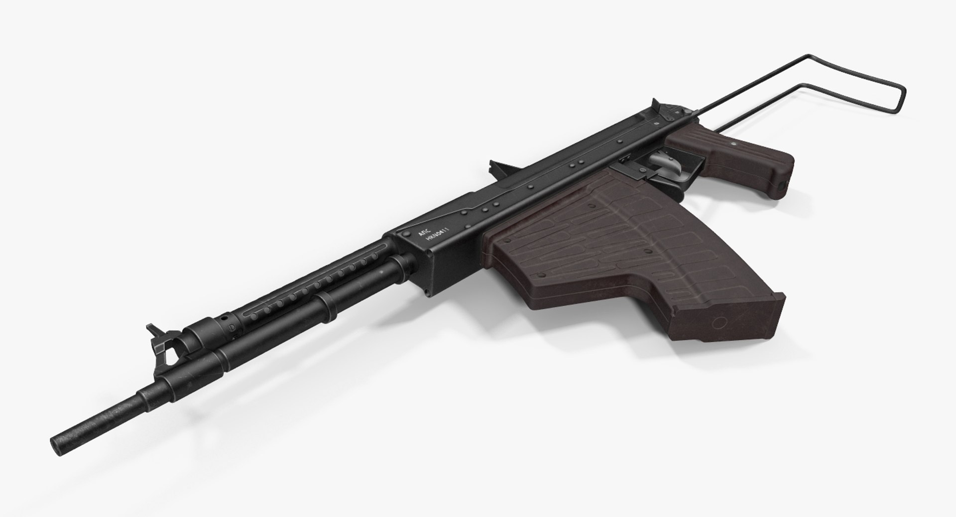 3d Model Aps Underwater Assault Rifle