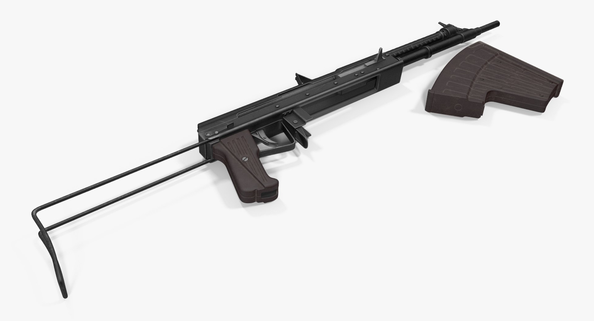 3d Model Aps Underwater Assault Rifle