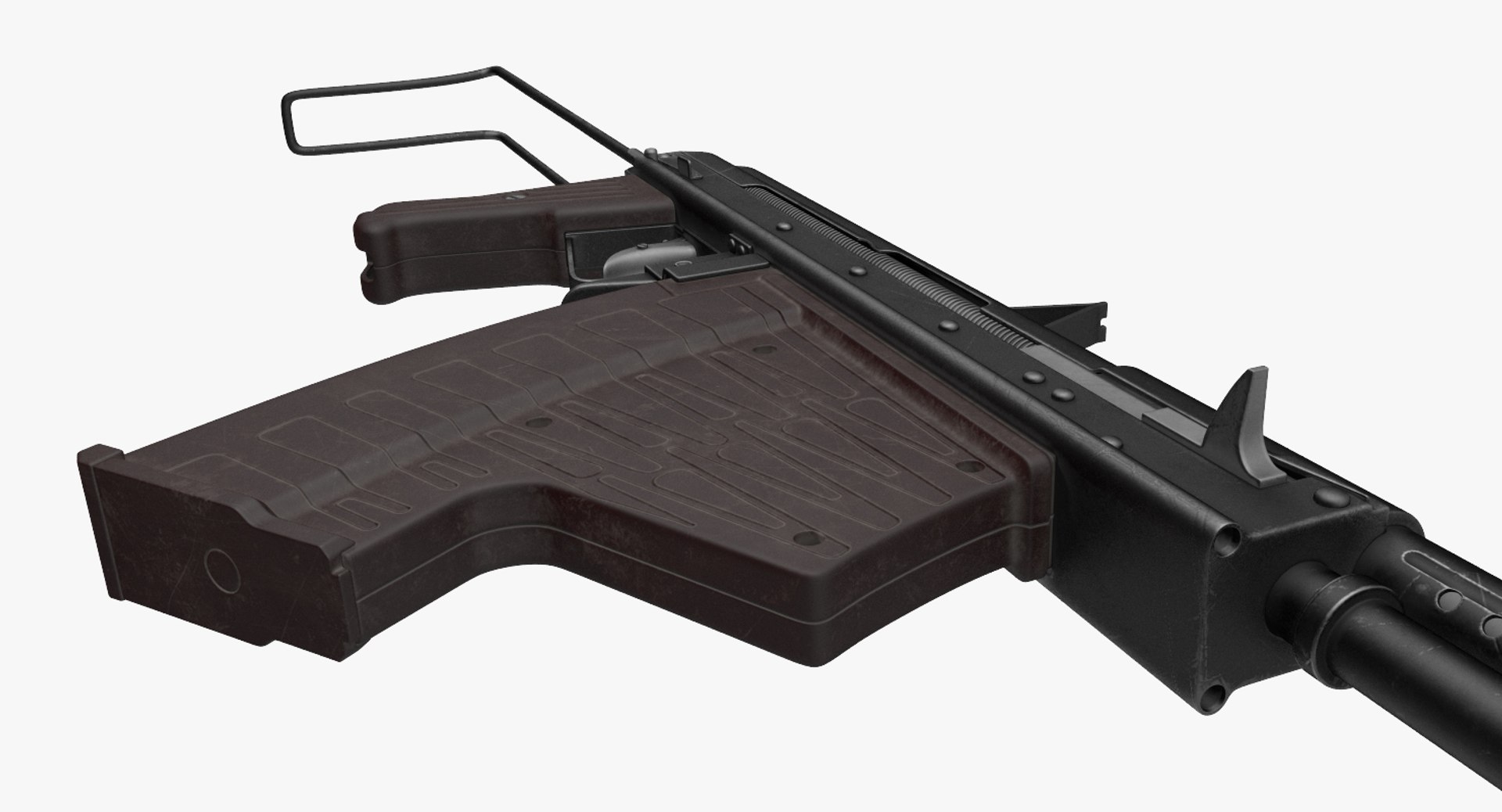 3d Model Aps Underwater Assault Rifle
