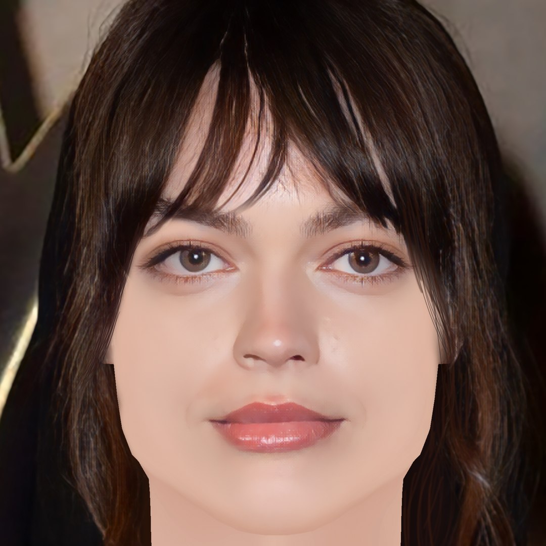 Emma Mackey Head - No Hair - Low Poly Head For Game 3D Model ...