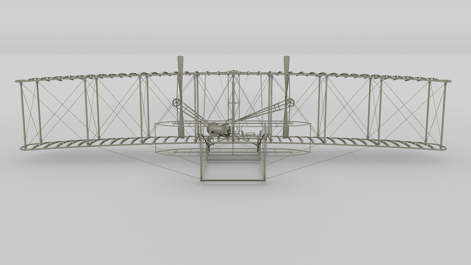 Pack wright flyer locomotive model - TurboSquid 1325408