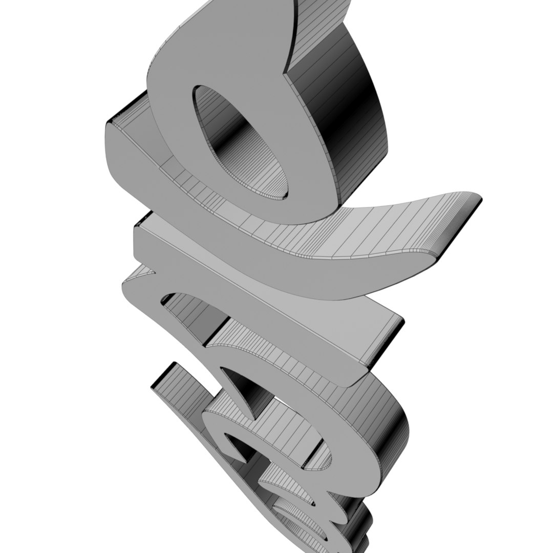 3ds Max Tibetan Hung Hum Symbol