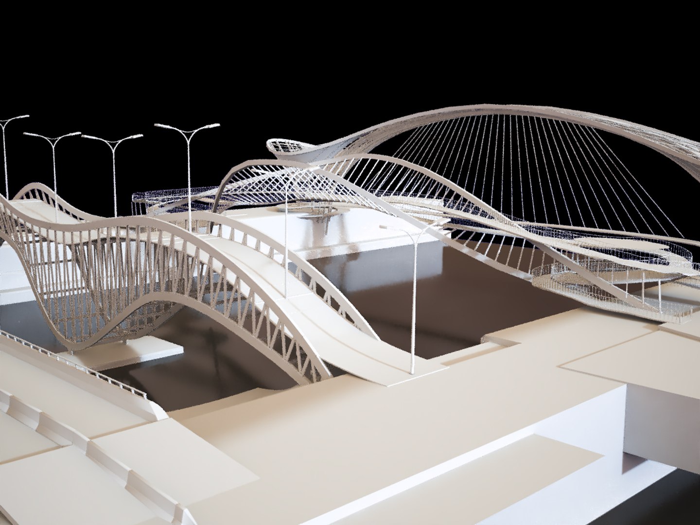 Bridge Design 3D Model - TurboSquid 1348513