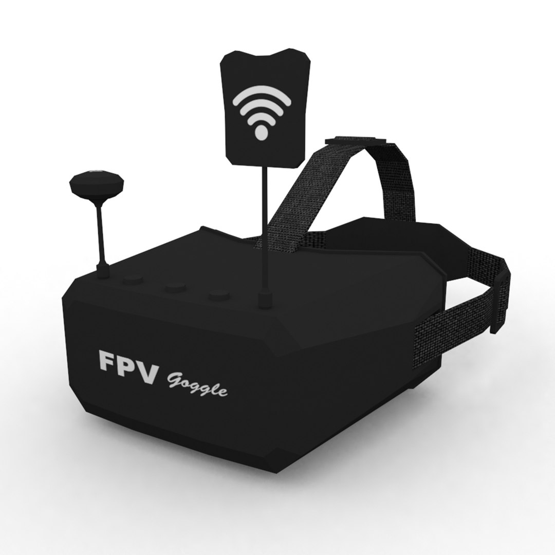 3D Low Poly FPV Goggle - TurboSquid 2221880