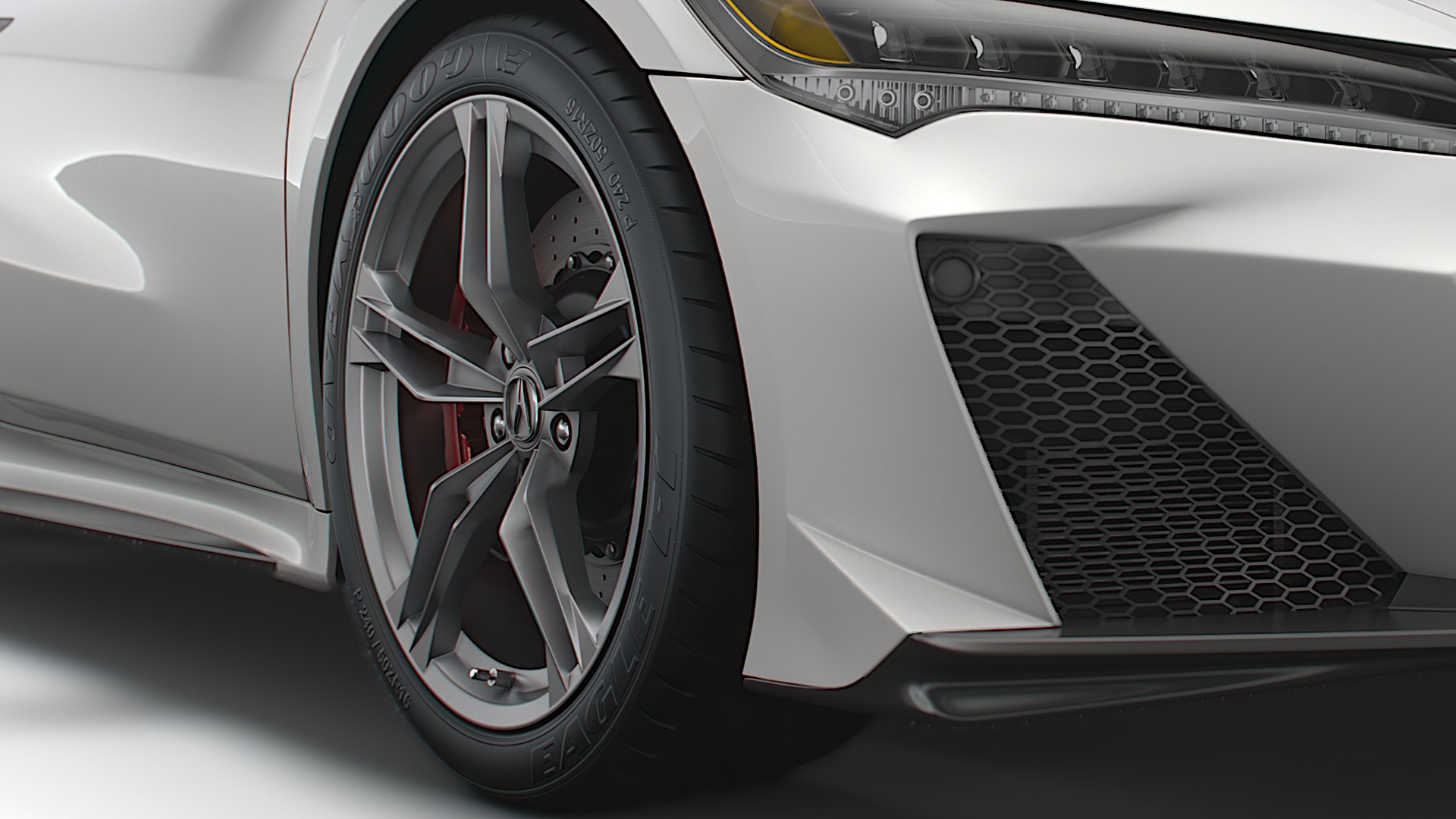 3D Acura NSX Type S 2022 Wheel Model - TurboSquid 2017983