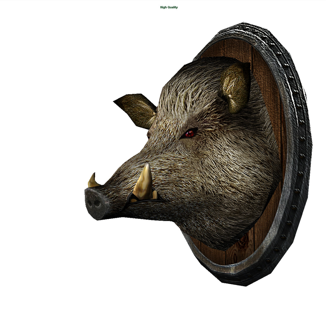 3d Model Boar S Head