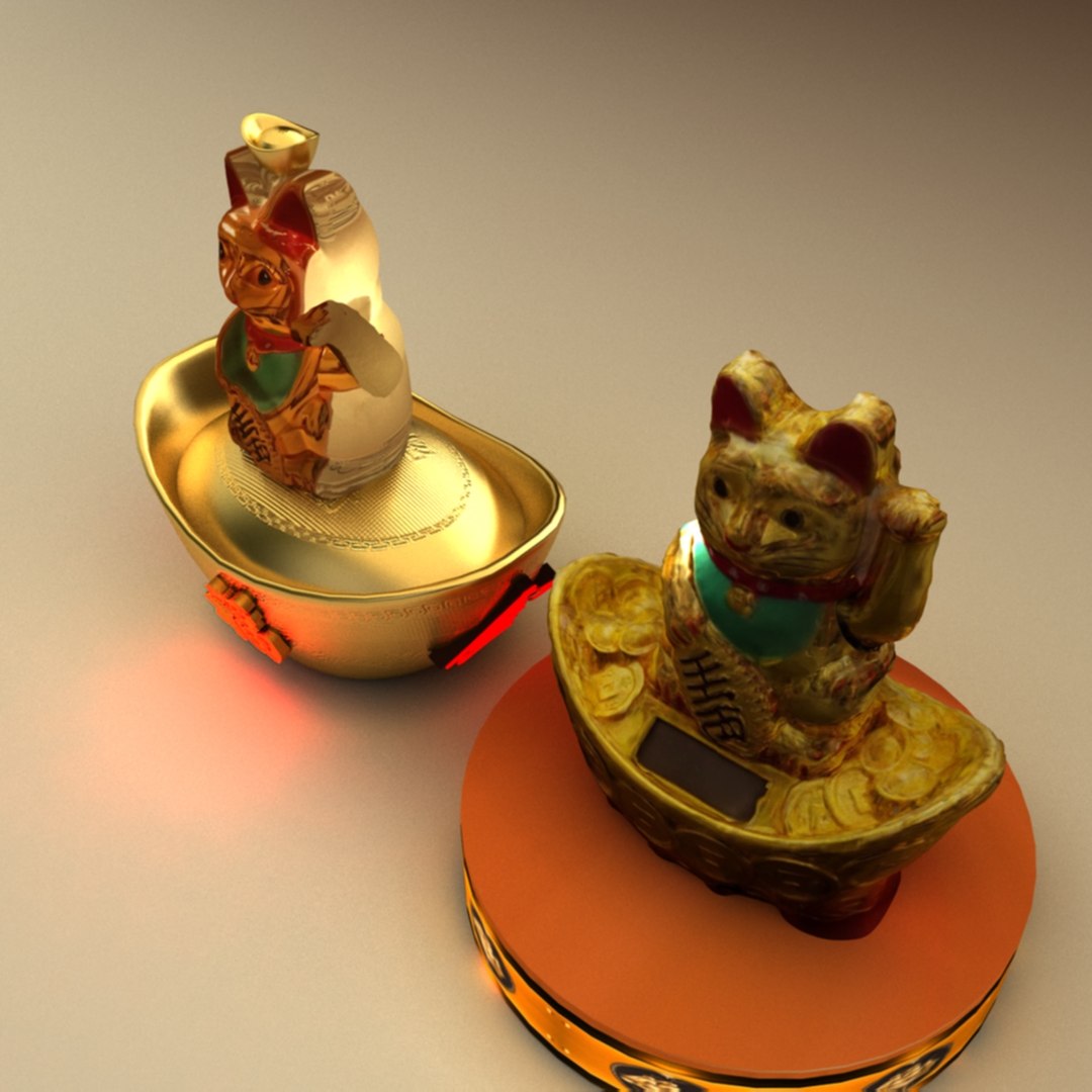 3D Chinese Gold Ingot - TurboSquid 1317074