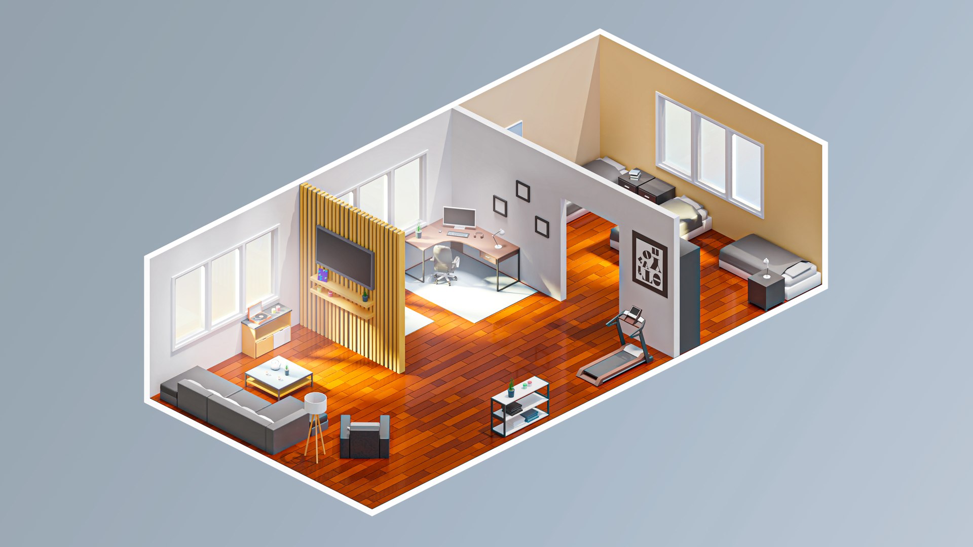 3D Room 65 Model - TurboSquid 2154234