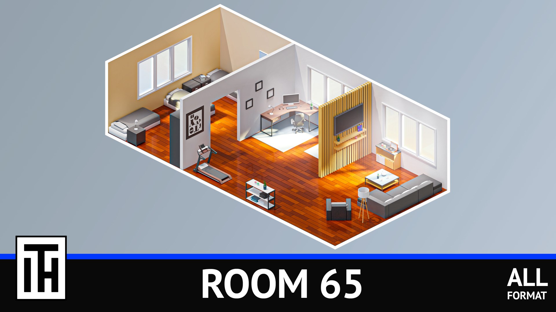 3D Room 65 Model - TurboSquid 2154234