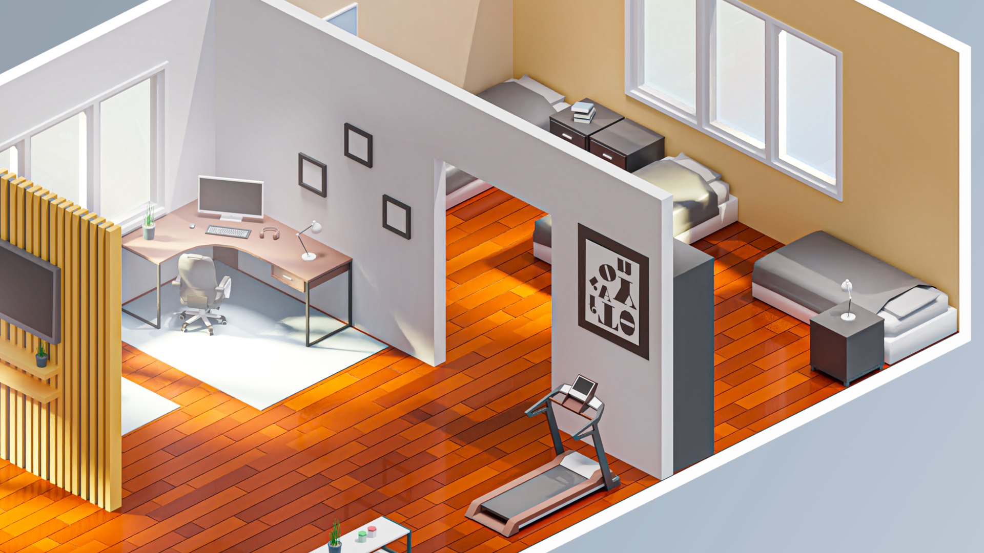 3D Room 65 Model - TurboSquid 2154234