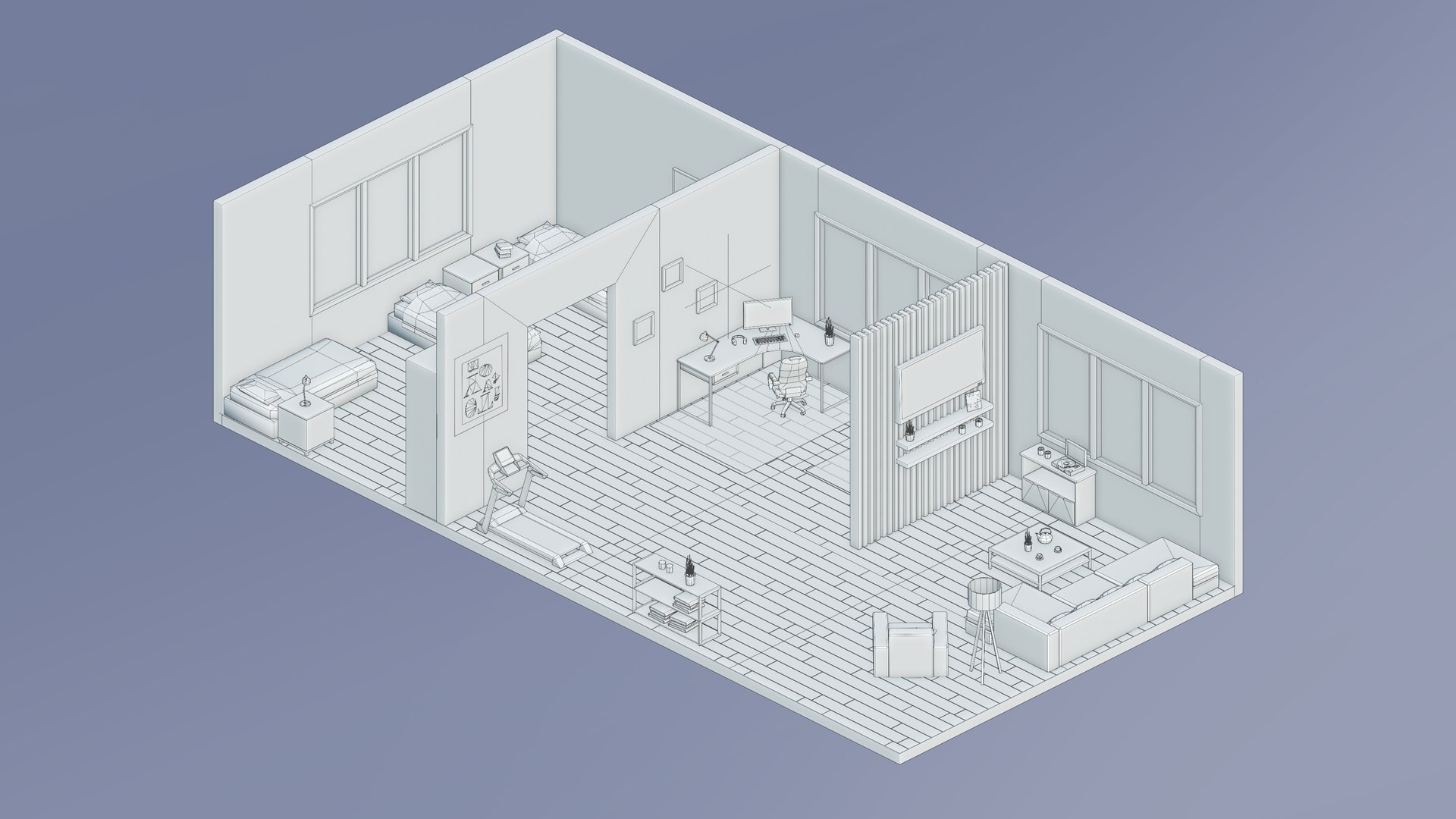 3D Room 65 Model - TurboSquid 2154234