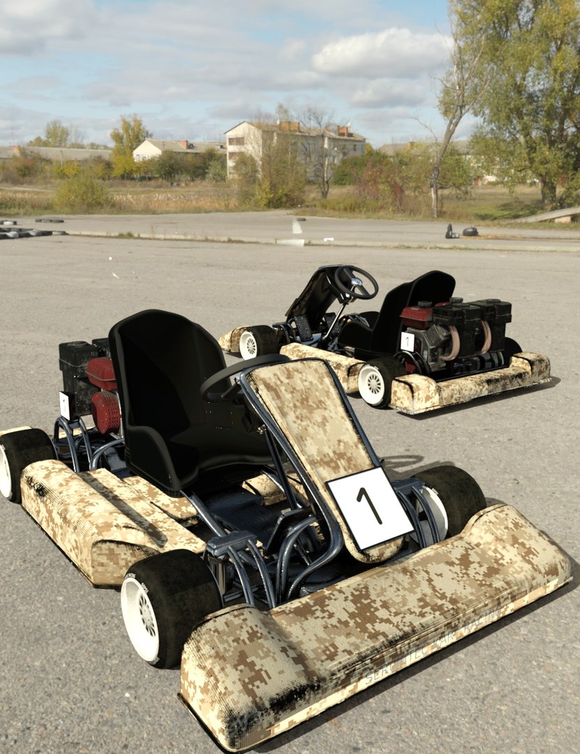 3D SGK Speedy Go Kart - TurboSquid 1772332
