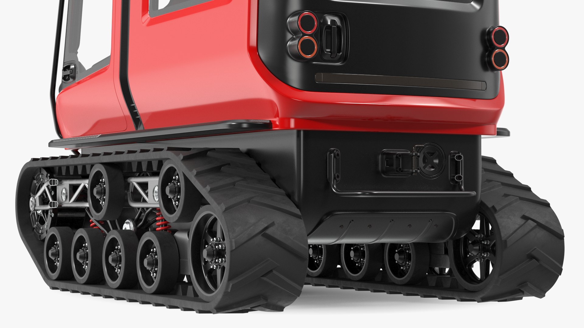 Polar Exploration Vehicle Red 3D Model - TurboSquid 2134136