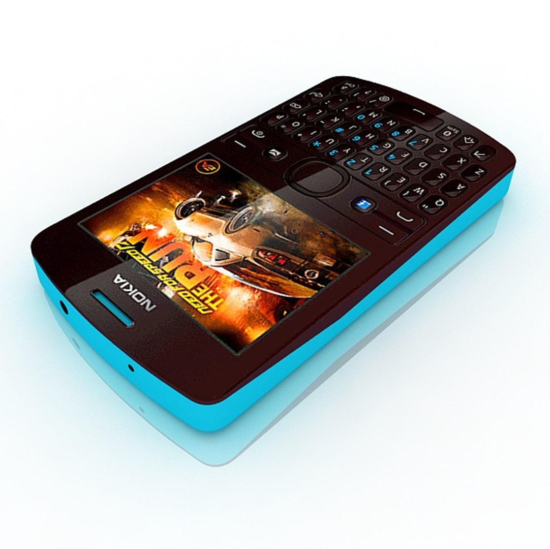 3d model nokia asha 205