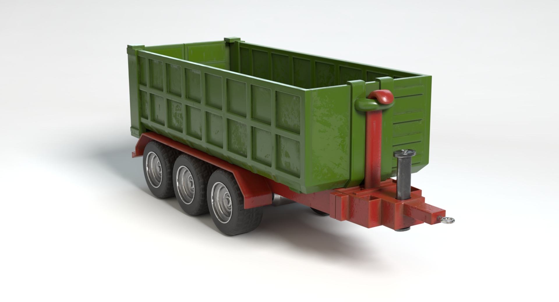 Farm Trailer 3D Model - TurboSquid 1225370