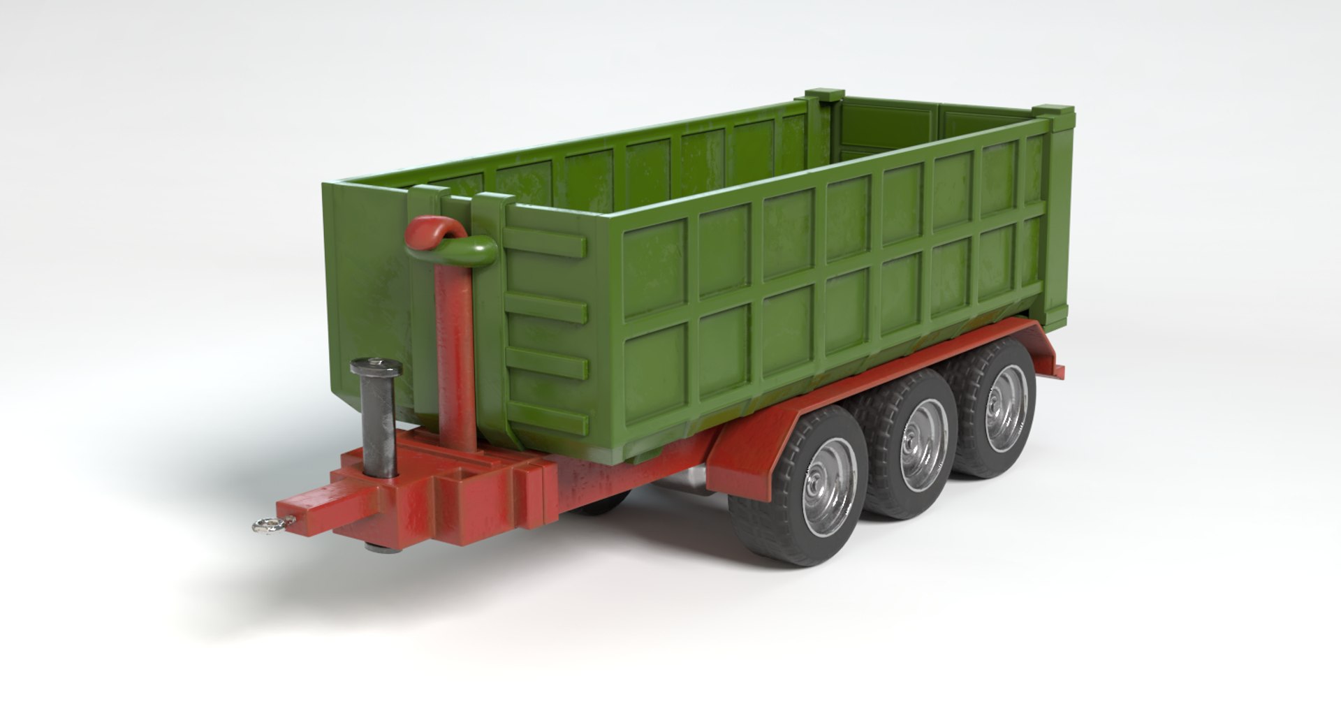Farm Trailer 3D Model - TurboSquid 1225370