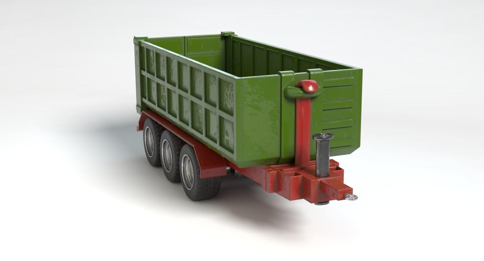 Farm Trailer 3D Model - TurboSquid 1225370