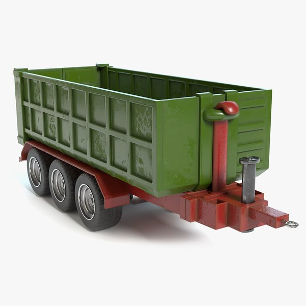 Farm trailer 3D model - TurboSquid 1225370