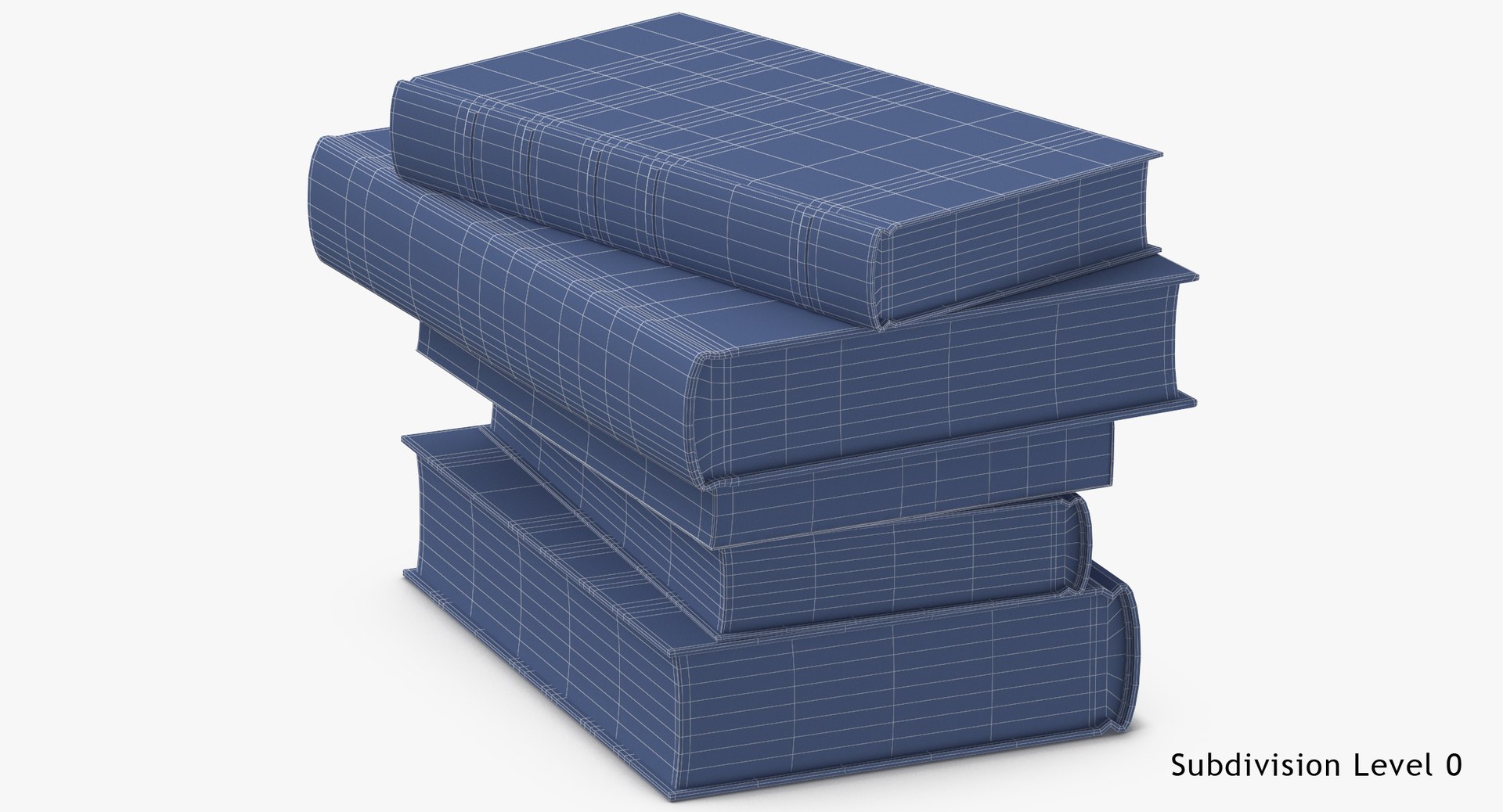 Book Pile 3D Model - TurboSquid 1290013