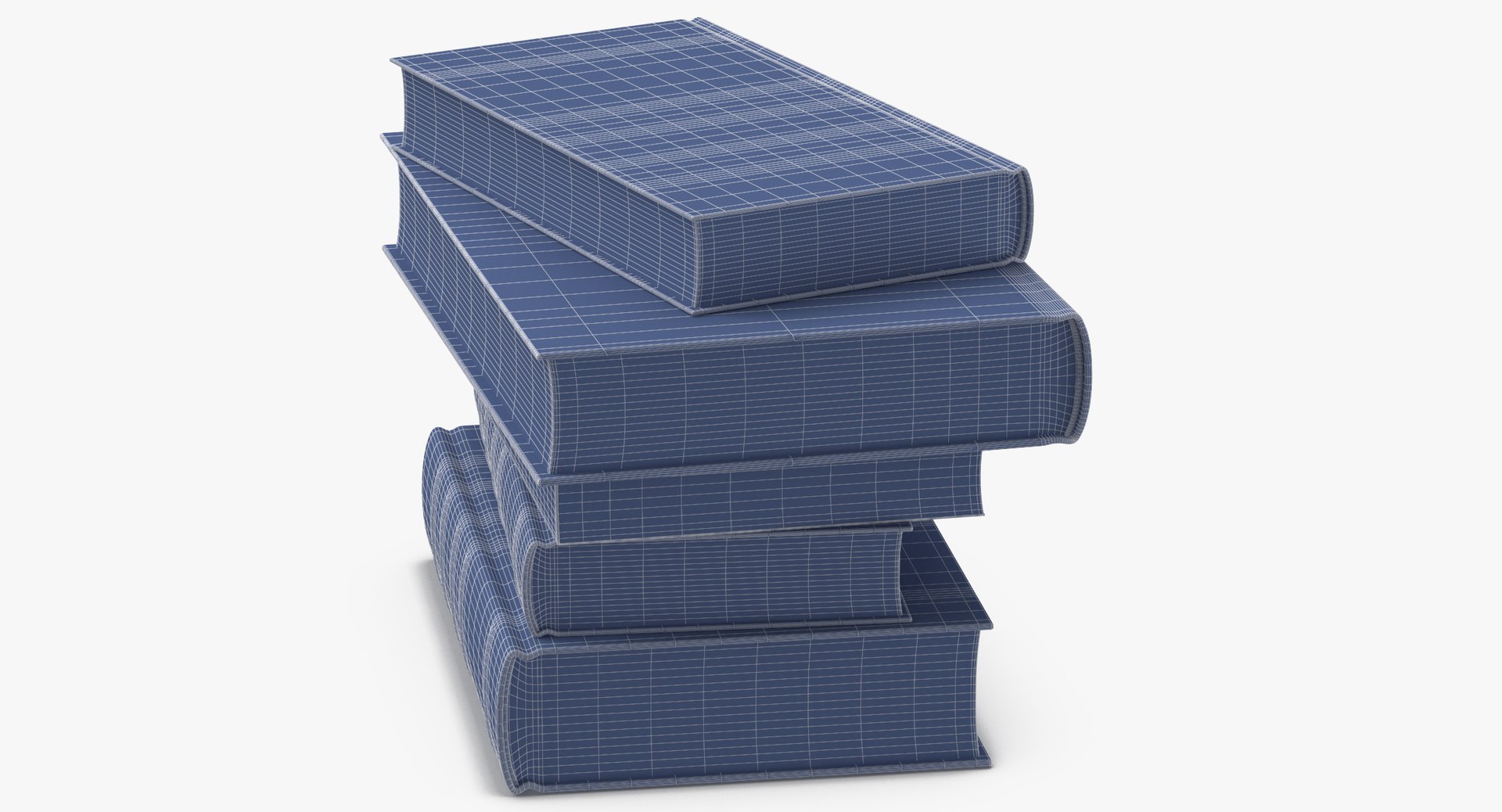 Book Pile 3D Model - TurboSquid 1290013
