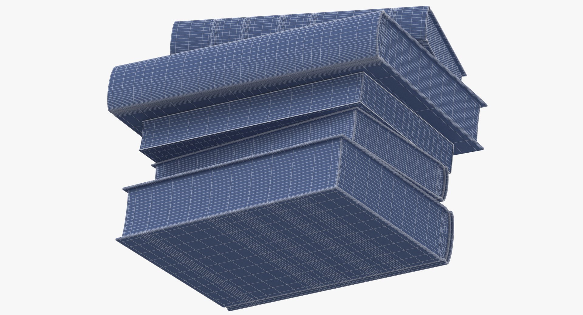 Book Pile 3D Model - TurboSquid 1290013