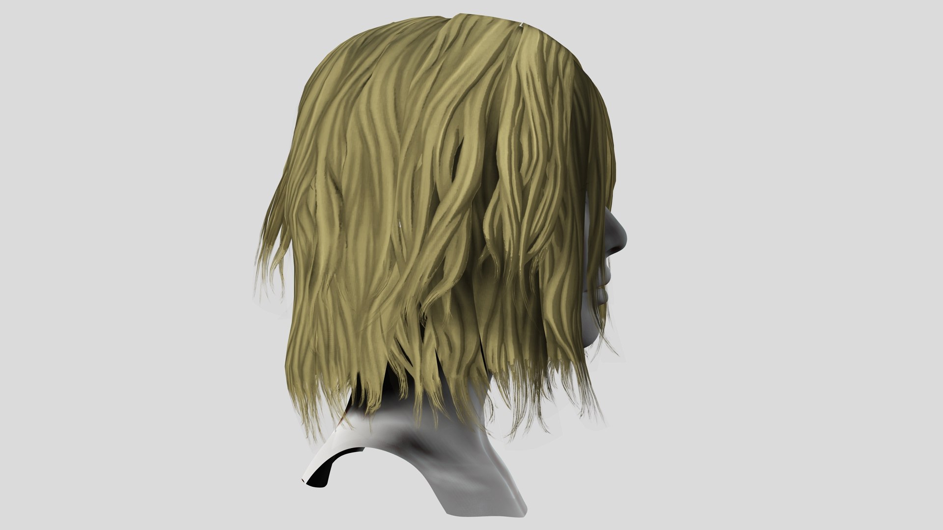 Female Short Messy Hair 3D Model - TurboSquid 2225873